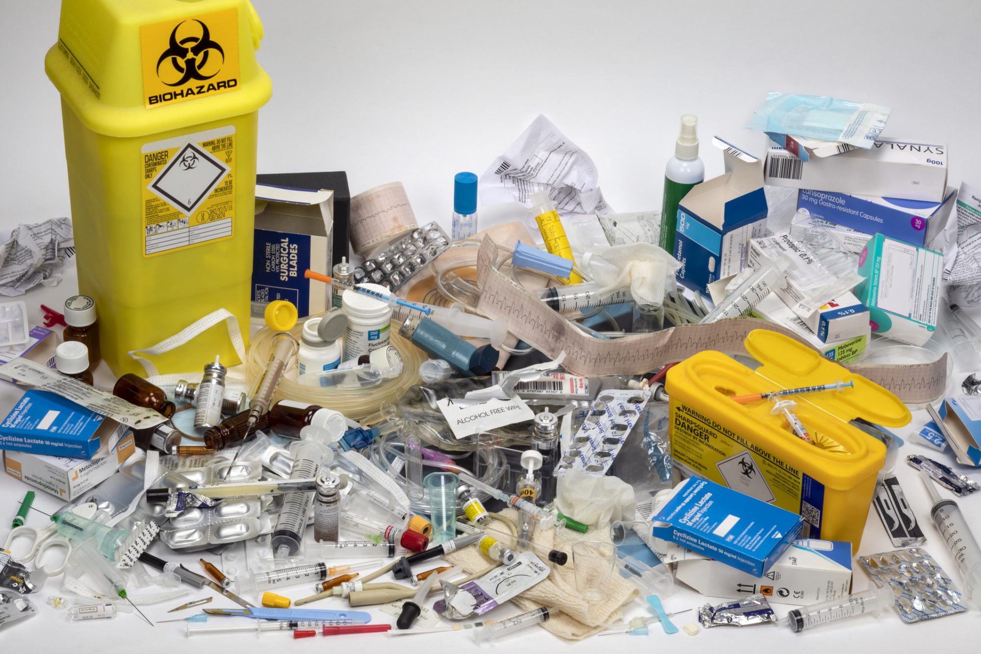 Specialist Sharps Collection and Disposal Service. Needles, Syringes Bins